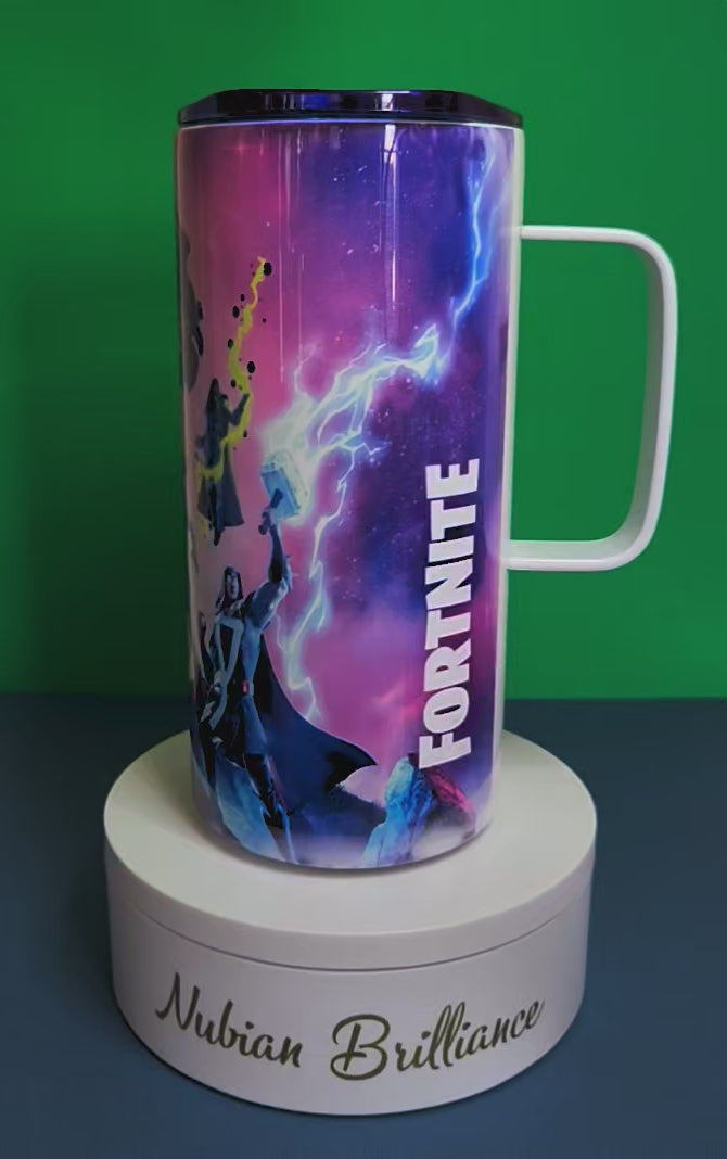 Kids - Fortnite Tumbler (16oz) – Nubian Brilliance - The Creative Corner